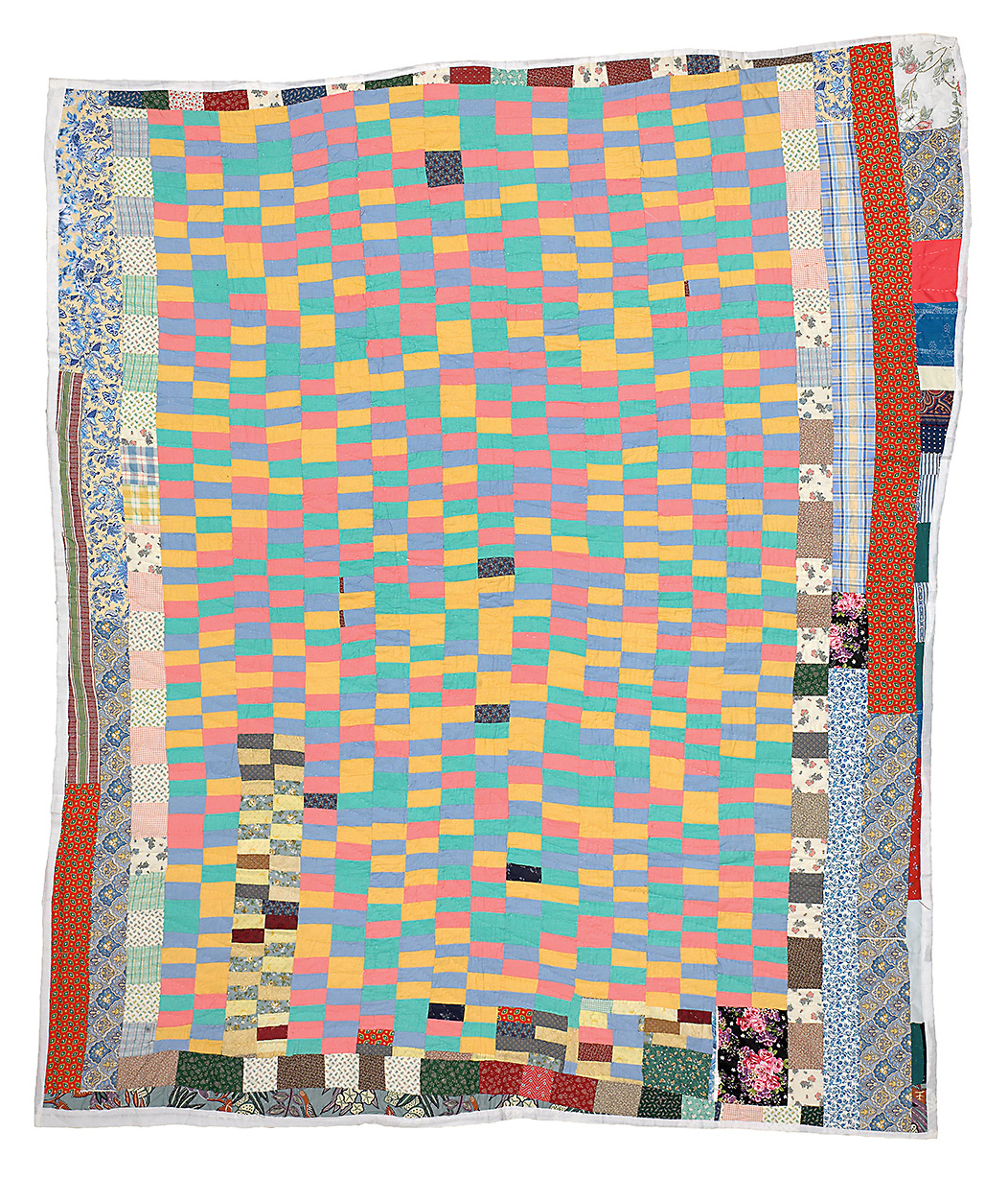 "One Patch"—stacked rectangles with pieced borders | Souls Grown Deep